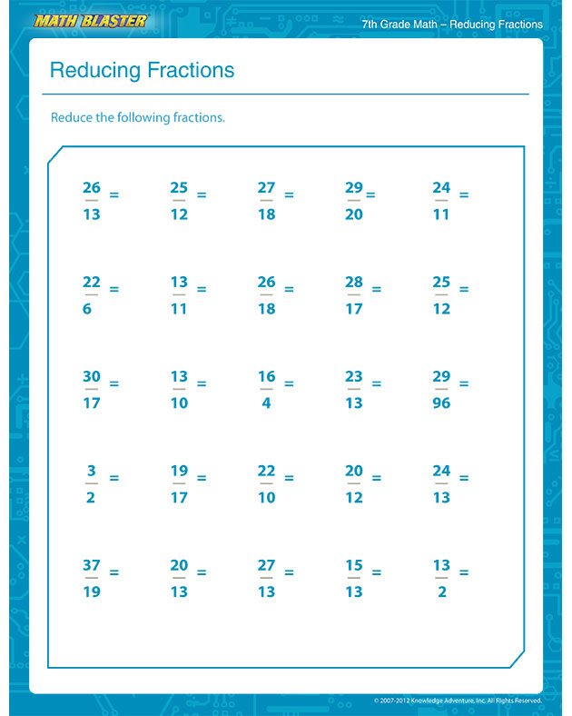 Printable 7th Grade Math Worksheets Pdf Printable Worksheets