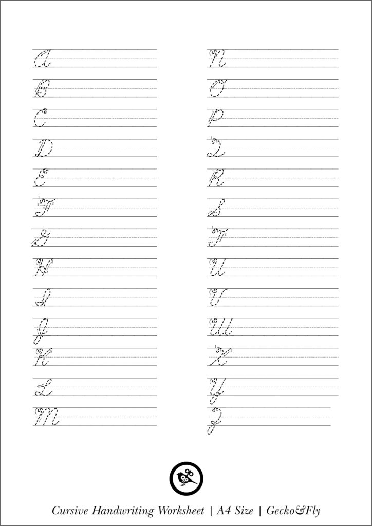 printable cursive writing sentences worksheets pdf | Printable Worksheets