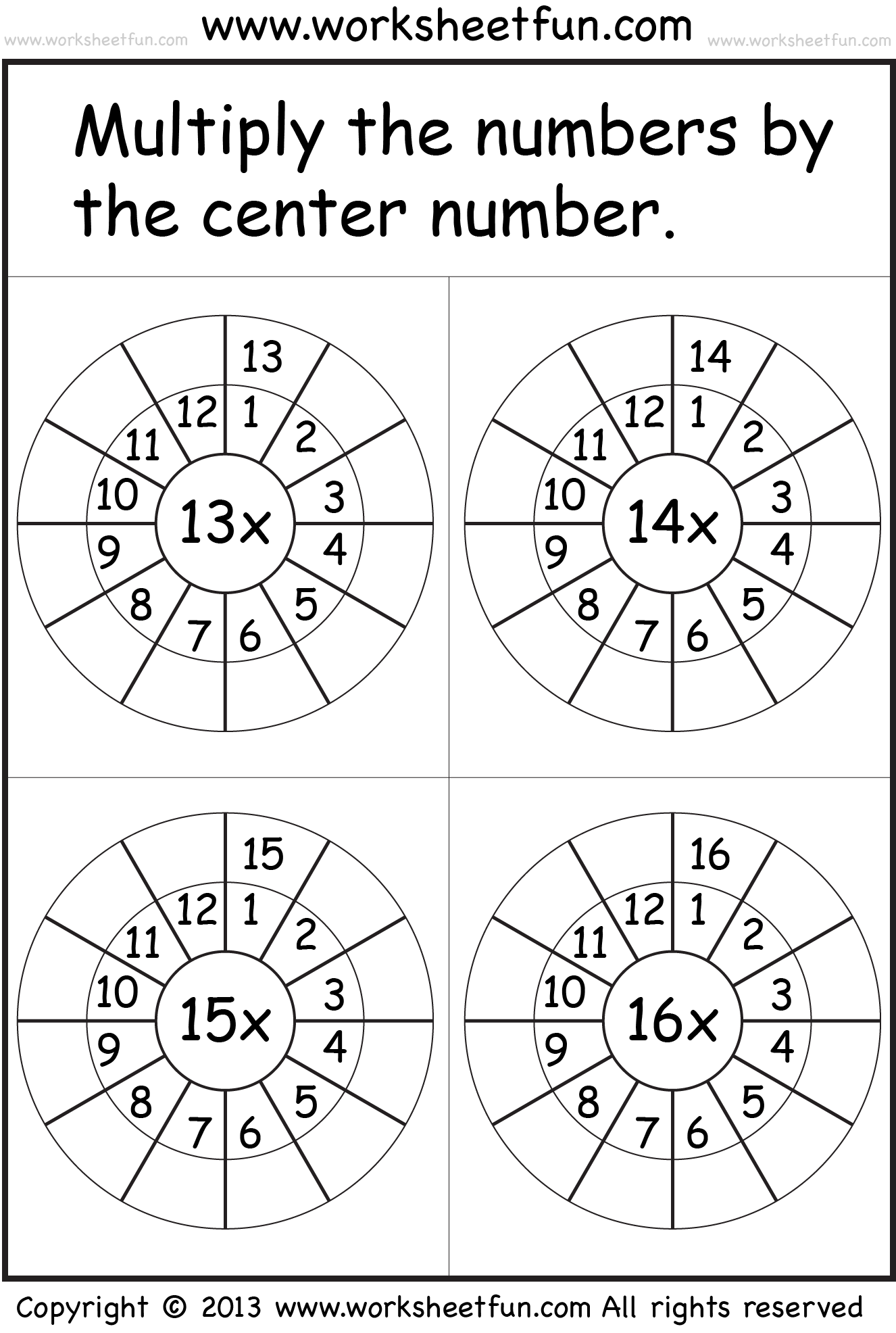 Times Table Worksheets Printable Printable Worksheets