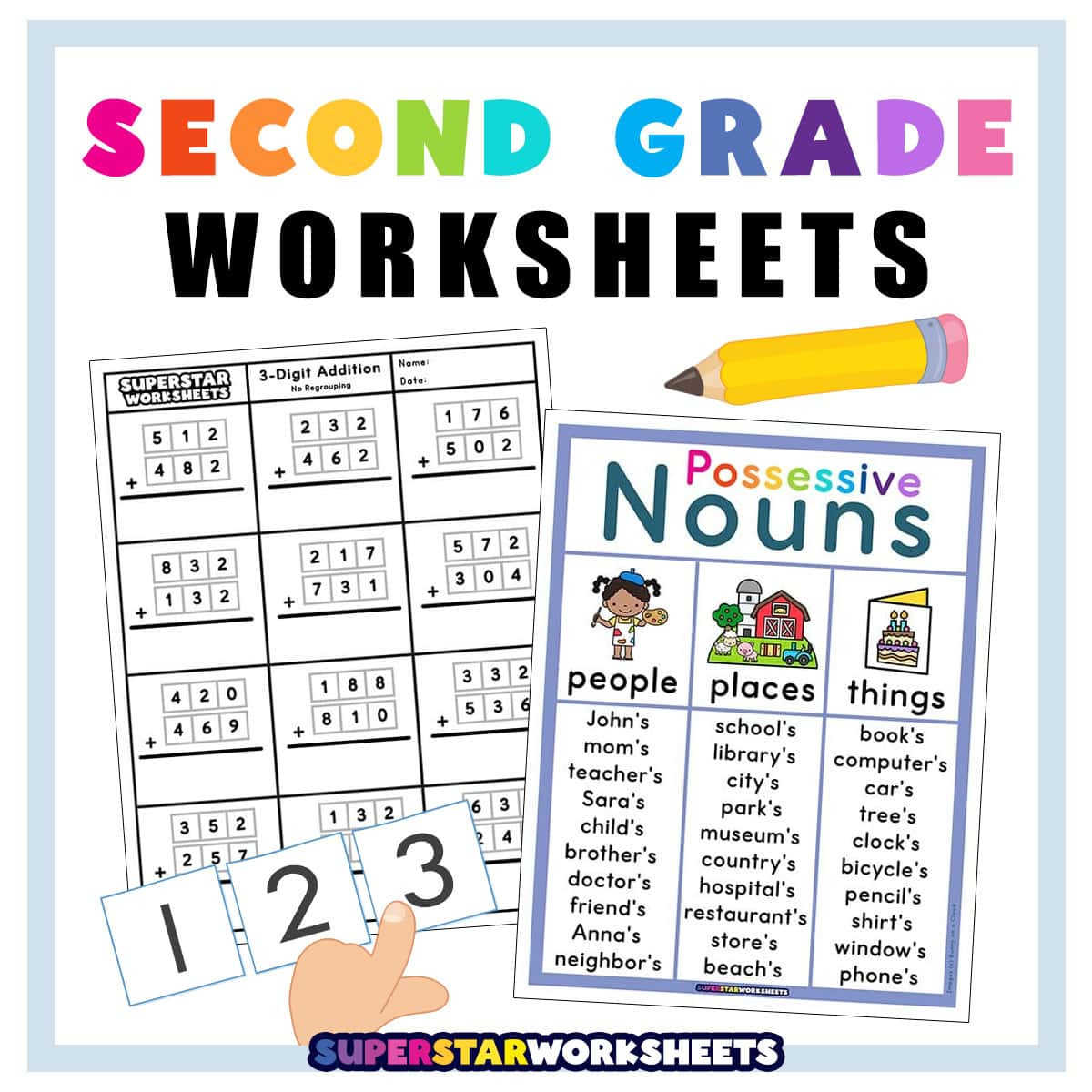 Free Printable Second Grade Worksheets | Printable Worksheets