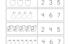 Free Printable Count And Match Numbers Worksheet with Free Printable ...