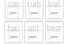 Free Printable Cut-And-Paste Vocabulary Worksheet with Cut and Paste ...