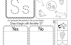Free Printable Letter S Beginning Sounds Phonics Worksheet For for Free ...