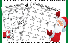 2 Digit2 Digit Multiplication Christmas Mystery Pictures with Christmas ...