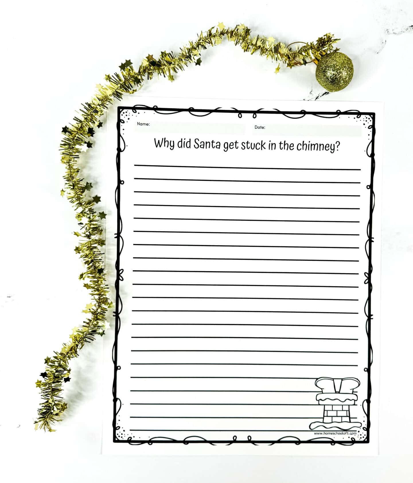 Free Christmas Writing Prompts Worksheets | Printable Worksheets