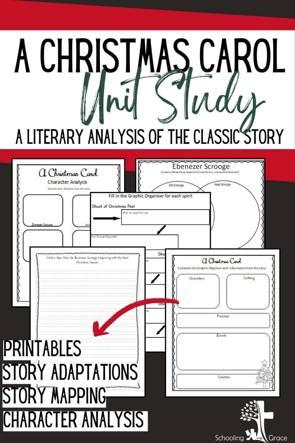 A Christmas Carol Character Analysis Worksheets | Printable Worksheets