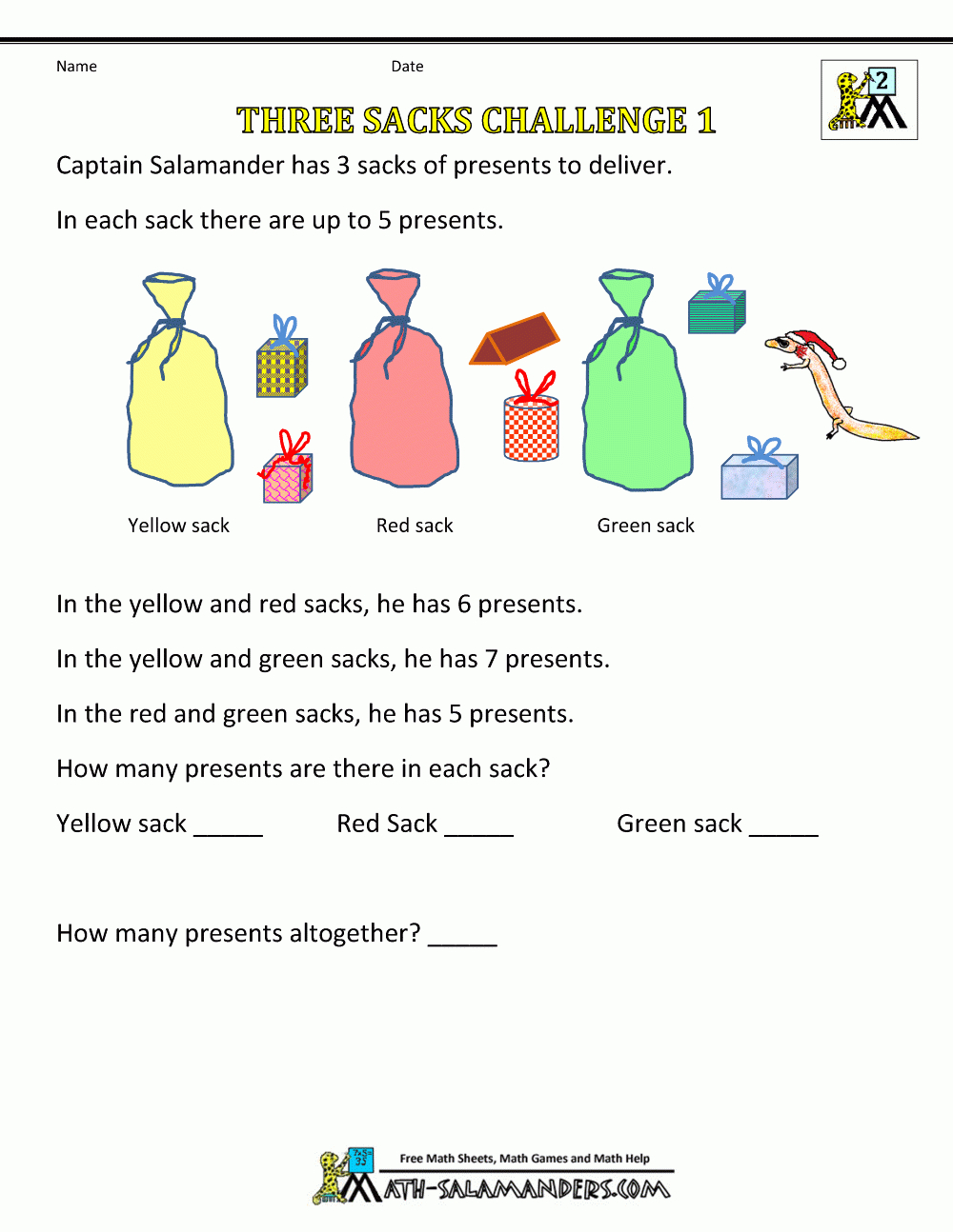 Free Printable Christmas Worksheets For Middle School | Printable ...
