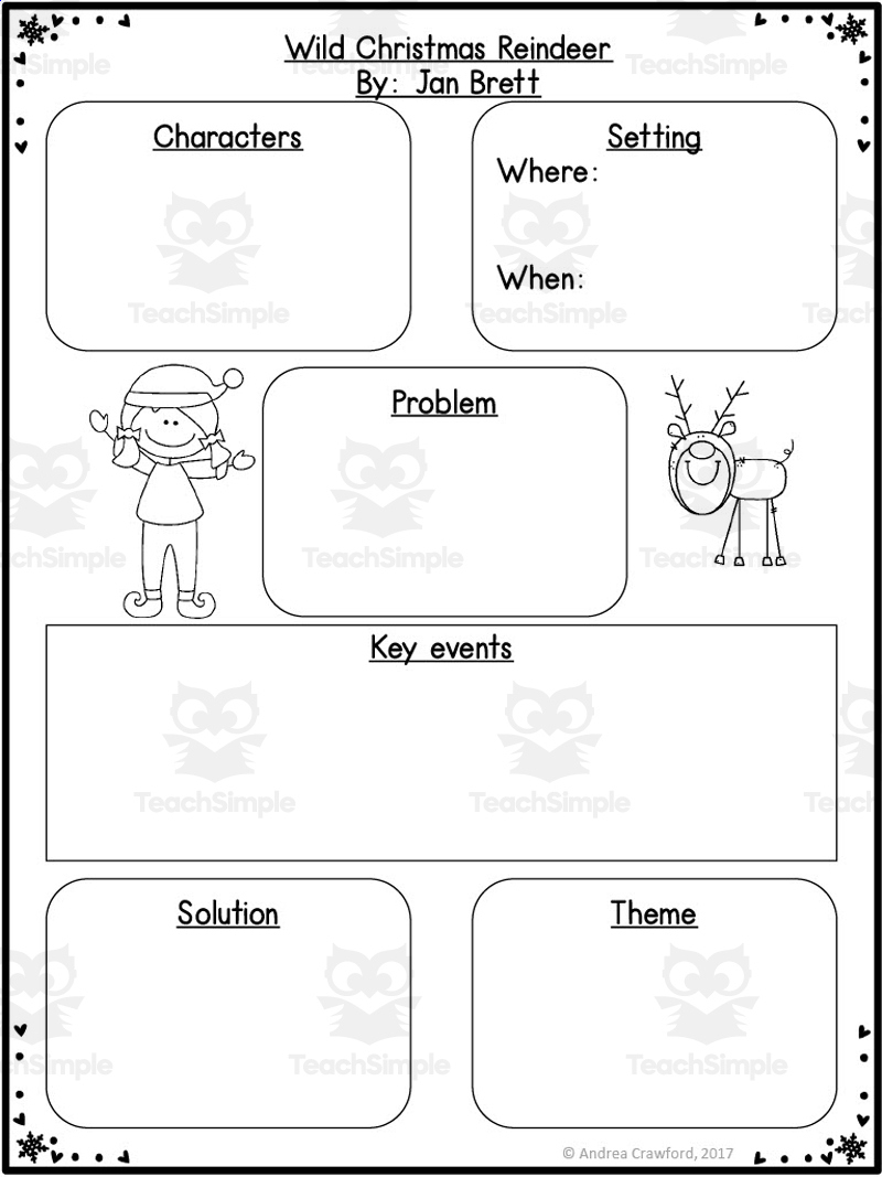 The Wild Christmas Reindeer Worksheets | Printable Worksheets